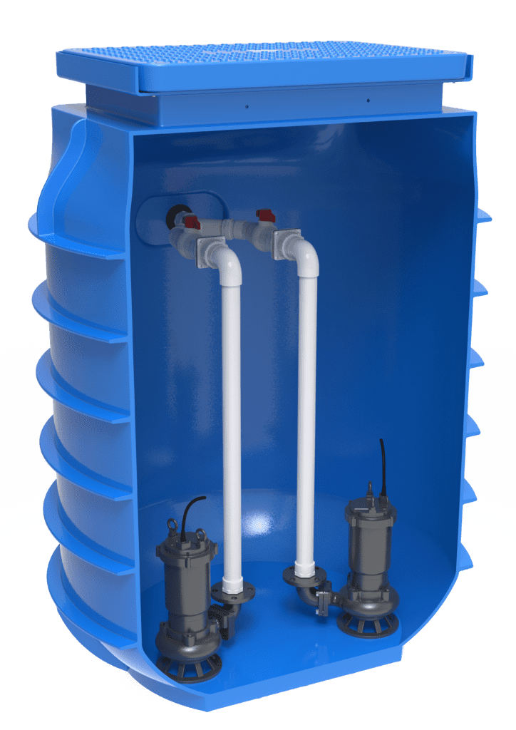 2000l Poly Pumpstation | Aline Pumps Australia