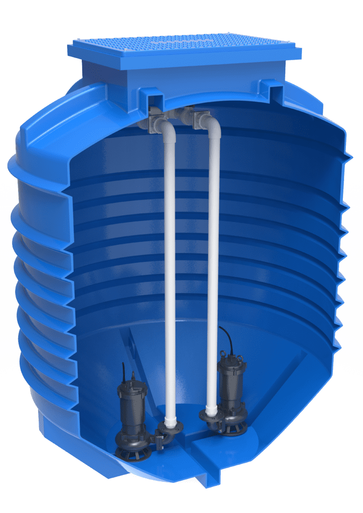 5000l Poly Pumpstation | Aline Pumps Australia